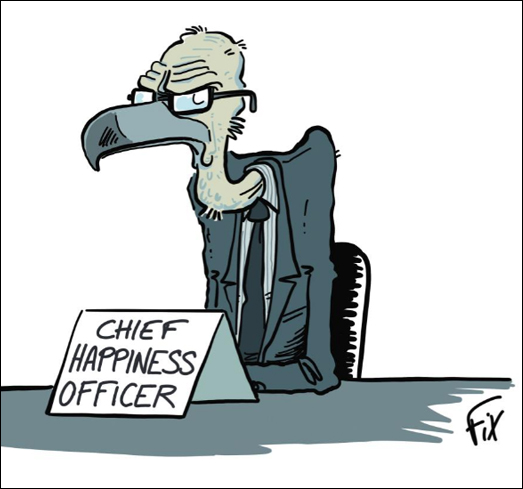 "Chief bullshit officer", ou comment rire du management absurde